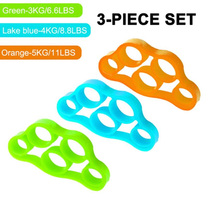 3PCS Finger Gripper Silicone Hand Gripper Resistance Band Finger ...