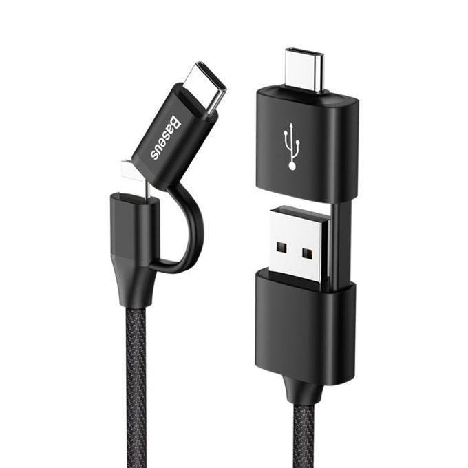 Baseus 5 In 1 Type C And Micro Usb Otg Cable - Black | Daraz.com.bd Baseus 5 In 1 Type C And Micro Usb Otg Cable - Black | Daraz.com.bd