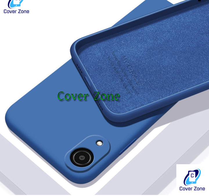 For Samsung Galaxy A03 Core Heavy Strong Liquid Silicone Soft Gel ...