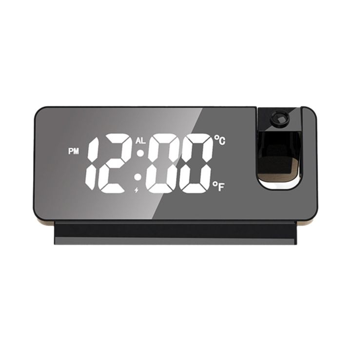 Digital LED projection clock temperature and date display | Daraz.lk