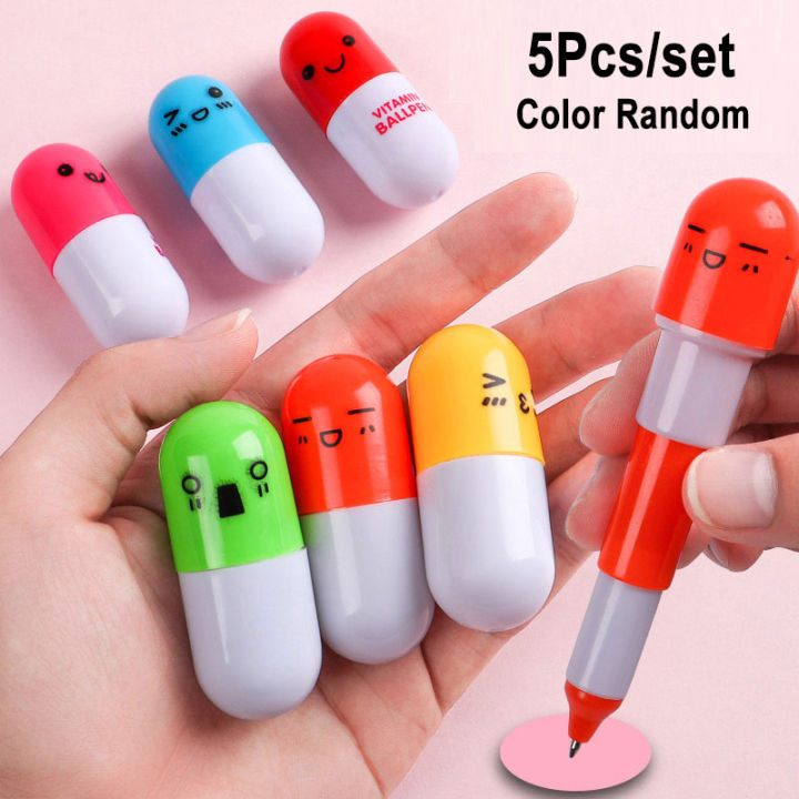 Cute Capsule Shape Pen - 1 piece | Daraz.com.bd