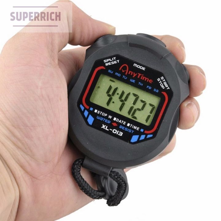 Professional Digital Handheld LCD Timer Chronograph Sports Counter ...