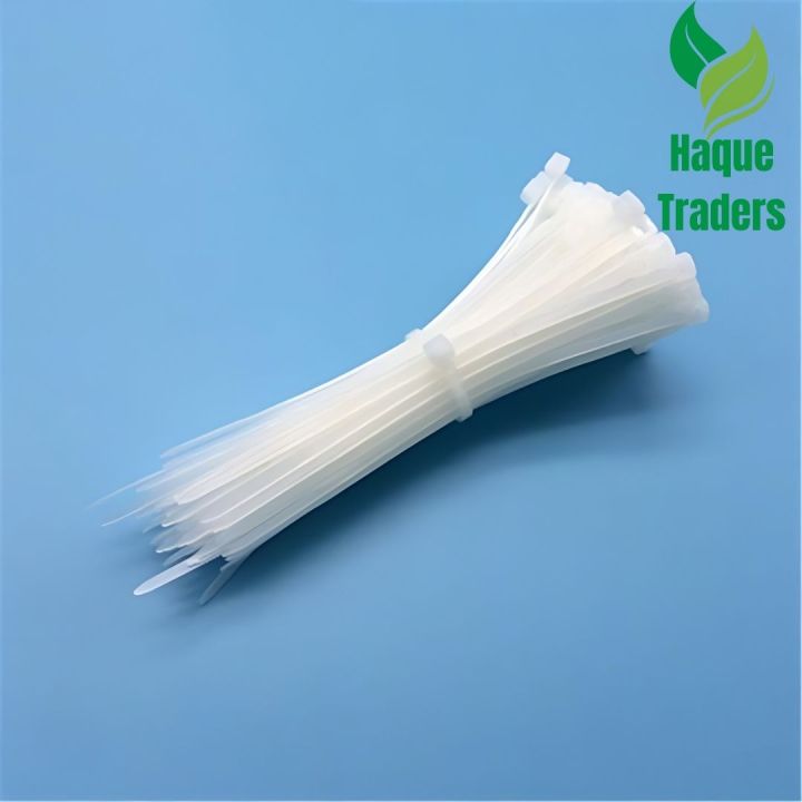 PLASTIC NYLON CABLE TIE LOCK 8" (50 Pcs) | Daraz.com.bd