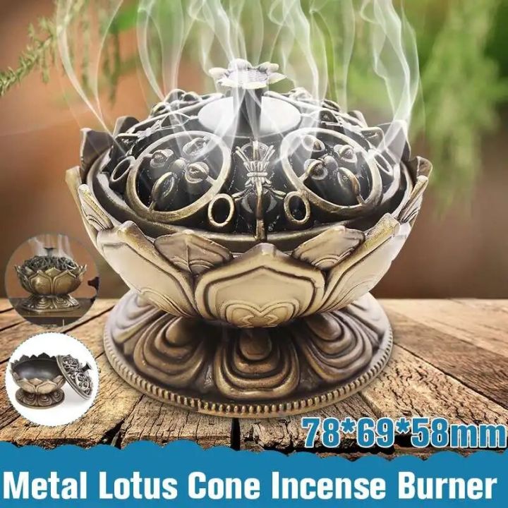 【7Rings Store】Portable Mini Electric Bakhoor Burner Incense Metal ...