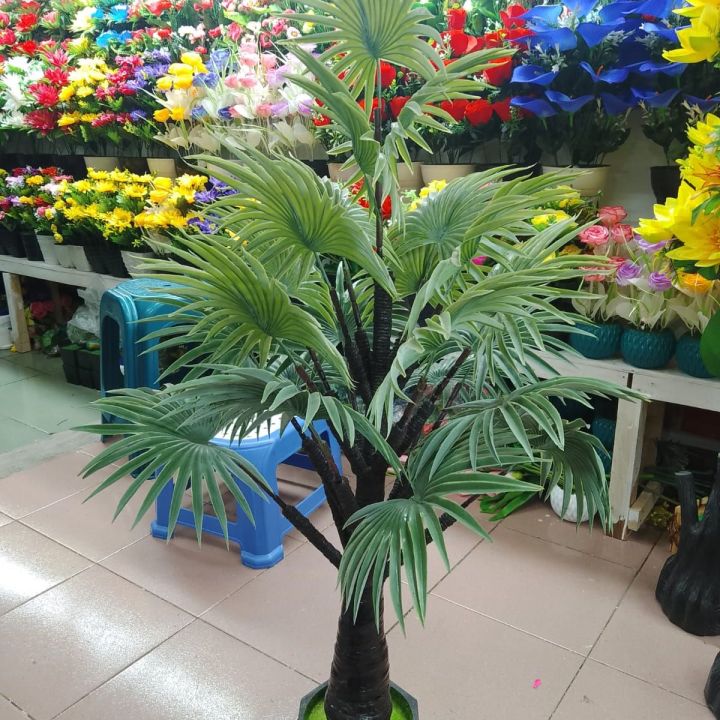 Artificial Plastic Palm Plant Tree - Home Decoration Item - free ...
