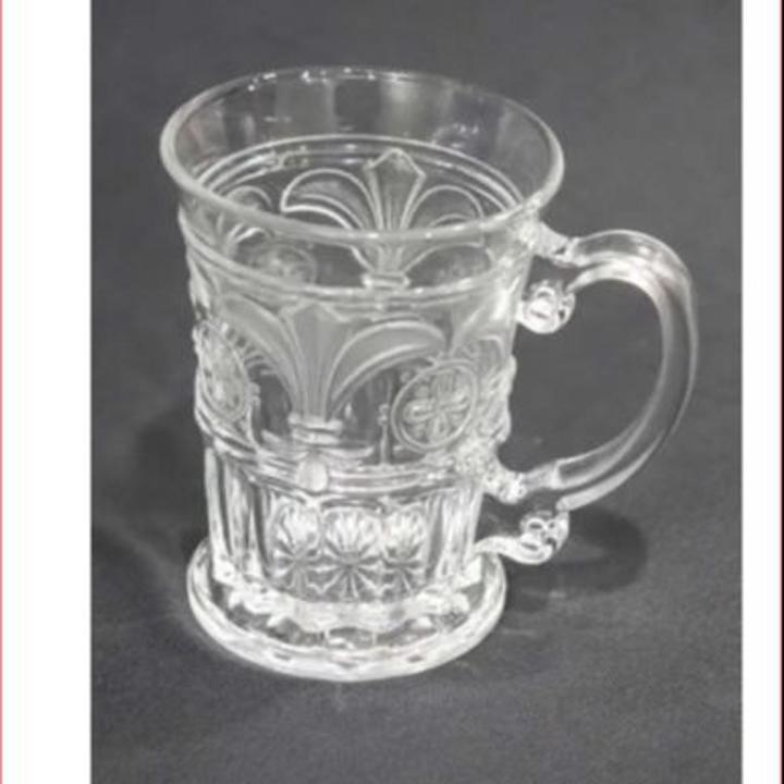Nasir Glass Drinking king Mug 480ml (5 inch long, 3 inch Round) 1pis ...