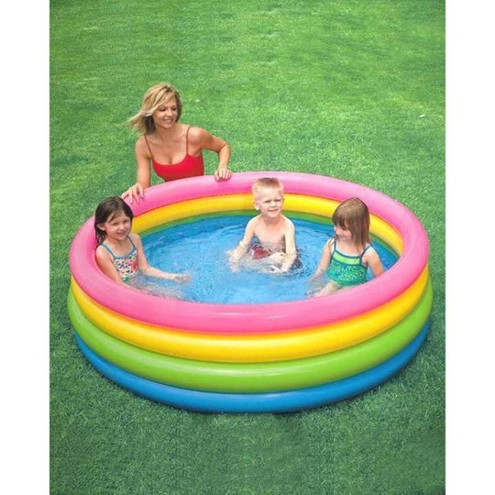 Baby Swimming Pool - 58" – Multi Color | Daraz.com.bd