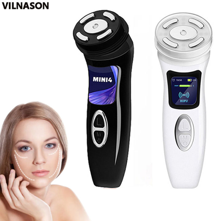 MINI HIFU 4th Generation Lifting Machine EMS Warm Ultrasound Facial Eye ...