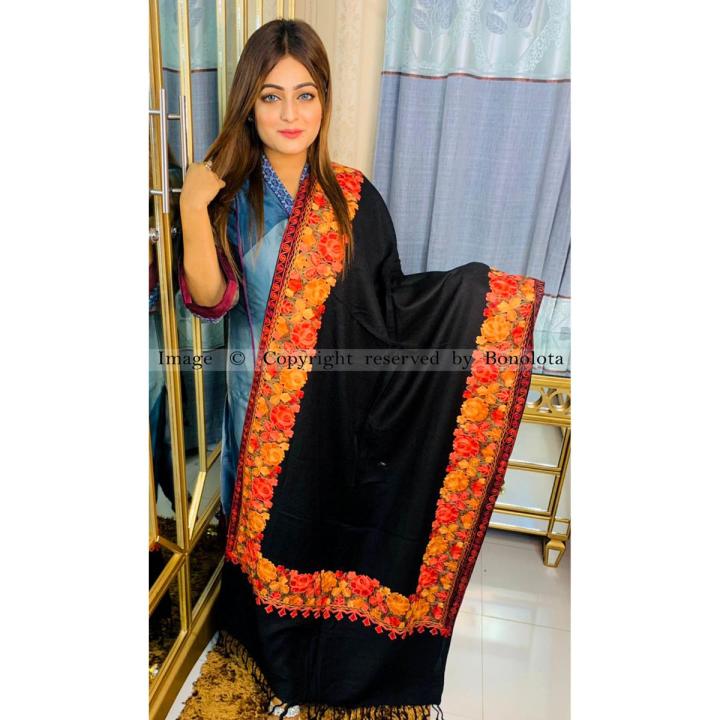 Kashmiri Poshmina shawl Women winter collection shal Avon Fabric ...