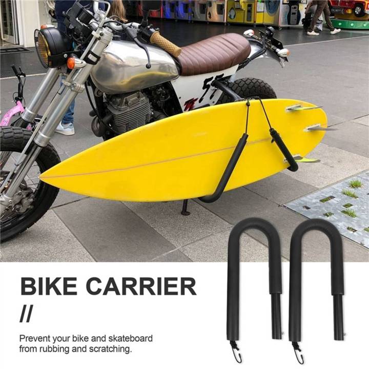 Bicycle Surfing Carrier Surfboard Wakeboard Surf Rack Mount to Seat ...