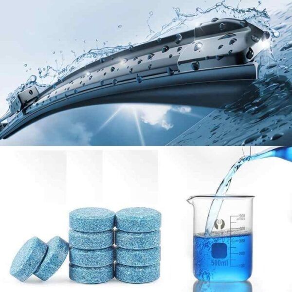 Car Windshield Glass Washer Cleaner Tablets - 10pcs | Daraz.com.bd