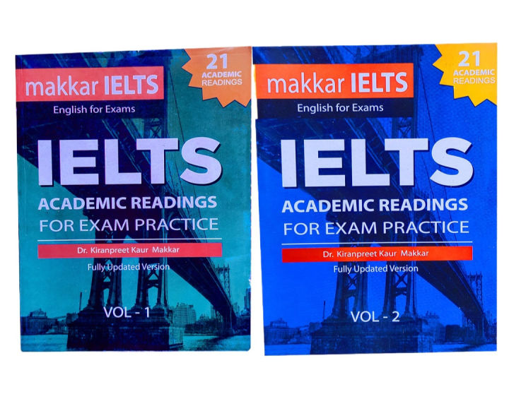 Makkar IELTS Academic Reading (VOL. 1 & 2) By Dr. Kiranpreet Kaur ...
