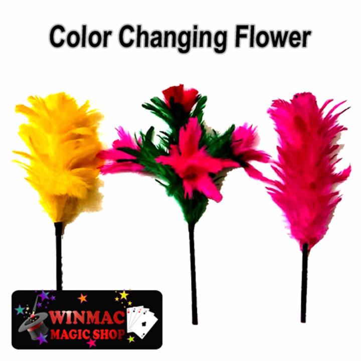 color changing feather flower easy magic tricks kids magic | Daraz.com.bd