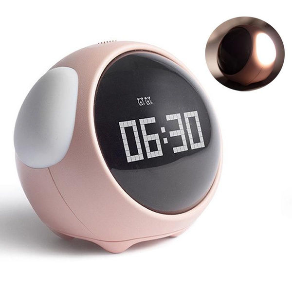 Rechargeable Digital Snooze Alarm Clock with Thermometer,Voice ...