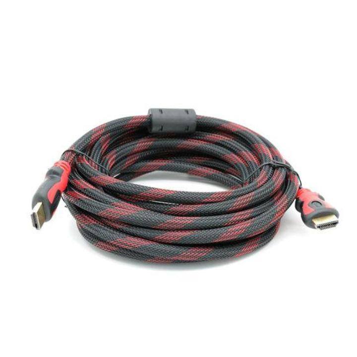 Hi Speed HDMI Cable - 10M - Black and Red | Daraz.com.bd
