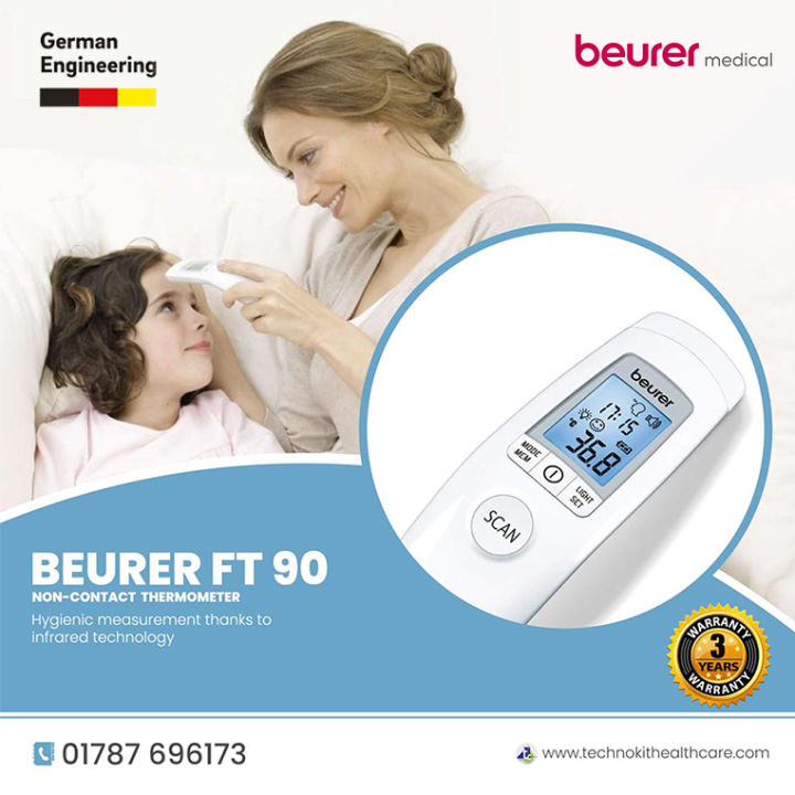 Thermometer Beurer FT 90 non-contact thermometer (Germany) | Daraz.com.bd