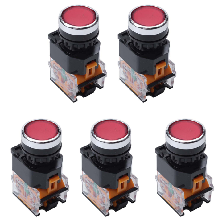 5X LA38-11/203 Push Button Momentary Heavy Duty Switch Red | Daraz.com.bd