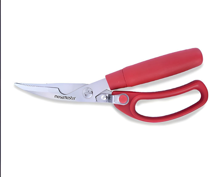 Fish Cutter/Kitchen Scissors/ Fish Cutting Scissors Red- Stainless ...