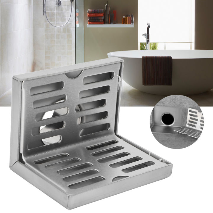Corner Floor Drain L Shape Stainless Steel Wear Resistant Durable ...