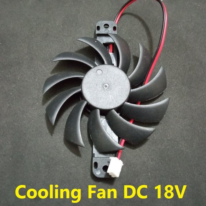 18V Fan Cooling Fan DC 18V Brushless Motor Fans With Short Cable For ...