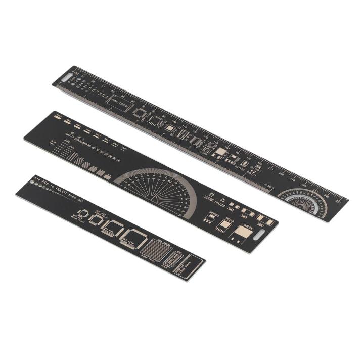 3 Pack 15-20-25cm PCB Ruler Reference for Electronic Engineers Arduino | Daraz.com.bd