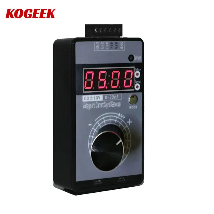 KOGEEK Portable High Accuracy 0-5V 0-10V 4-20mA Signal Generator Pocket ...