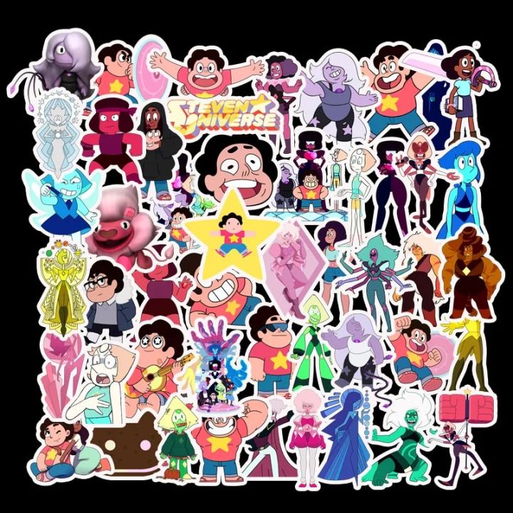 【Lejia】50pcs Steven Universe Stickers VSCO Hydro Book for Luggage ...
