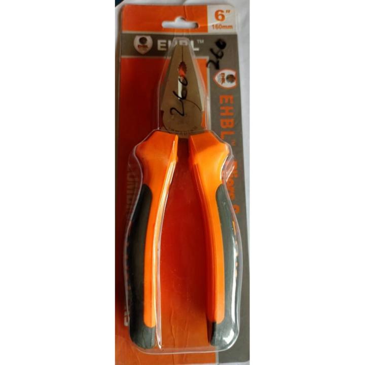 Combination Pliers (Ehbl) With Tpr Handle 6" | Daraz.com.bd