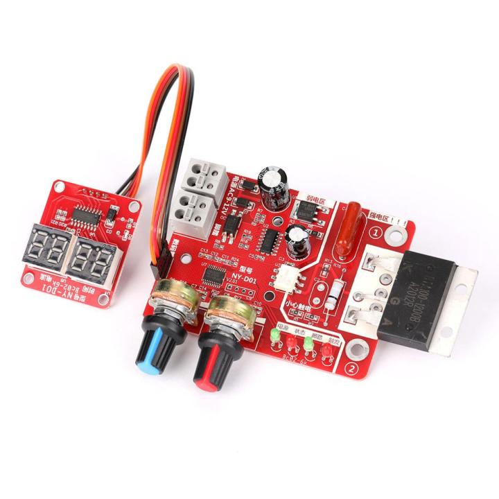 NY-D01 Spot Welding Machine DIY Controller Panel Time and Current Control Function with Digital ...
