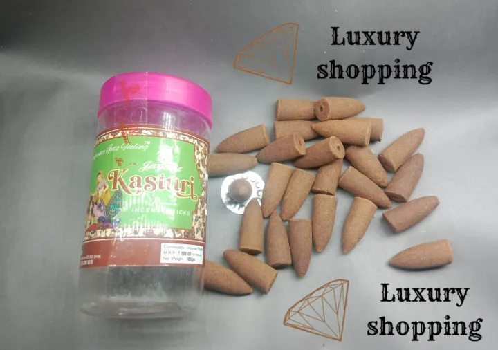 Jayant Kasturi Dhoop Incense Sticks Agarbatti Jar (Dhoop Cones ...