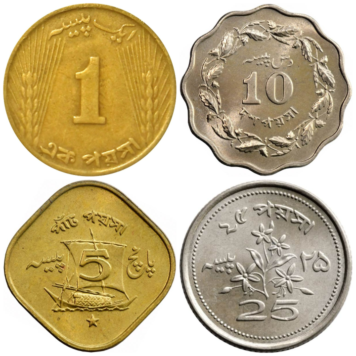 4 Different Pakistani coin set | Daraz.com.bd