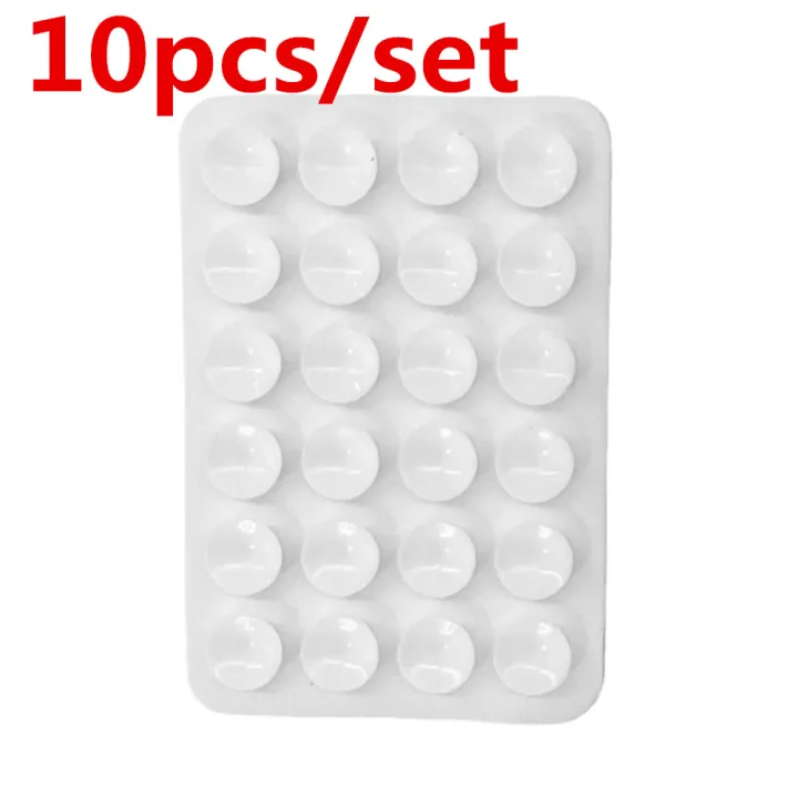 10Pcs Sticky Grippy Suction Phone Case Mount Sillicon Adhesive Phone ...