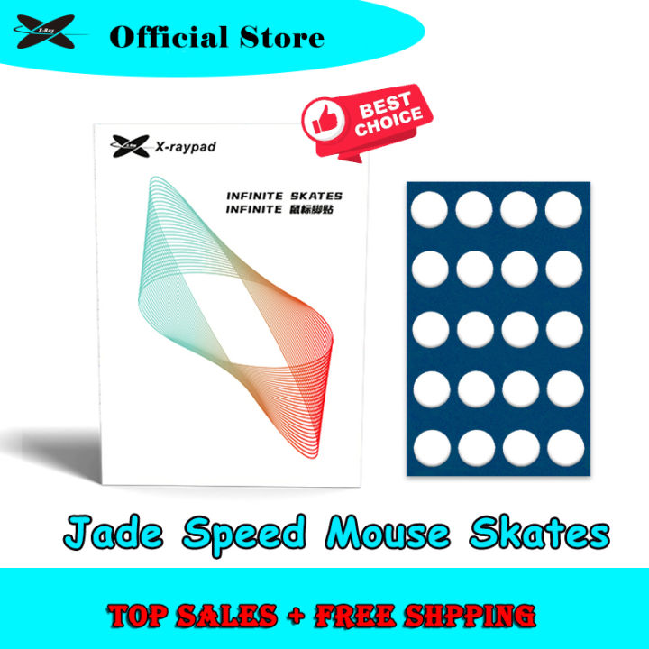 Xraypad Jade Speed Mouse Skates Series X2 sets X-raypad PTFE DIY Mice ...