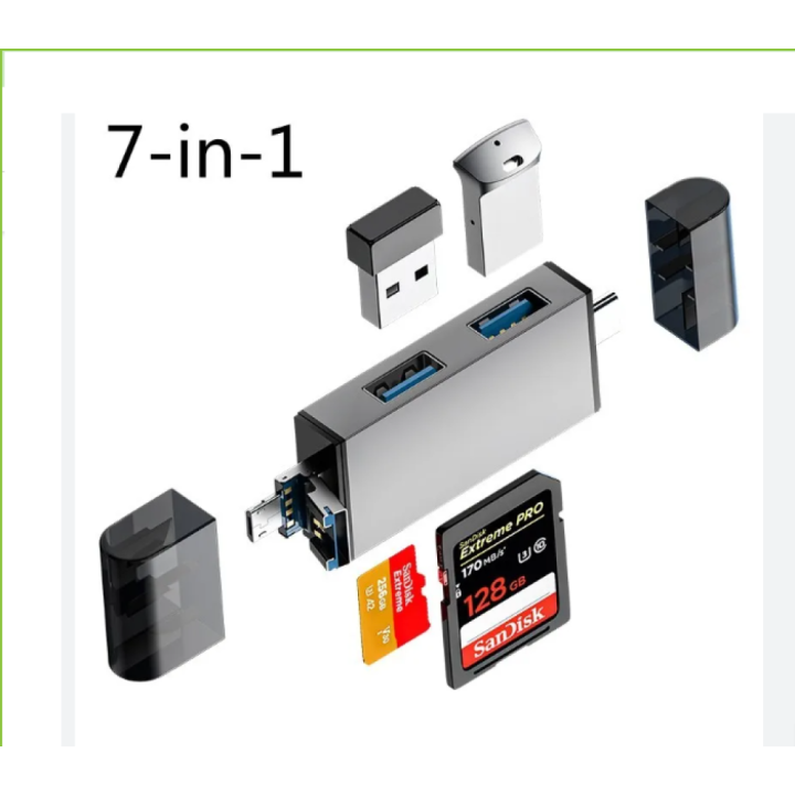 7 in 1 USB Micro Card Reader | Daraz.com.bd