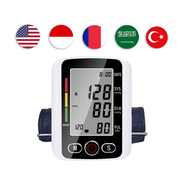 Digital Arm Sphygmomano Blood Pressure machine (BP Monitor) electronic ...