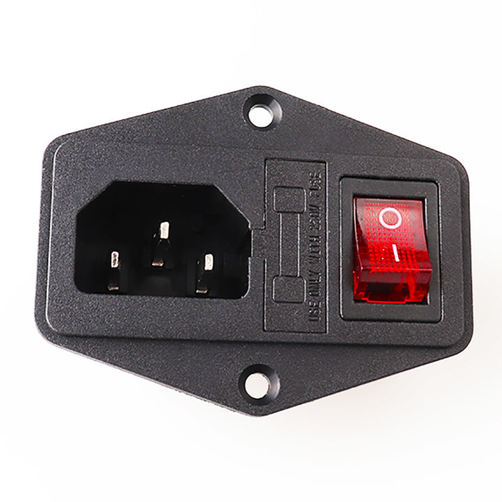 LZ-14-F5R IEC male electronic switch socket with fuse and power switch ...