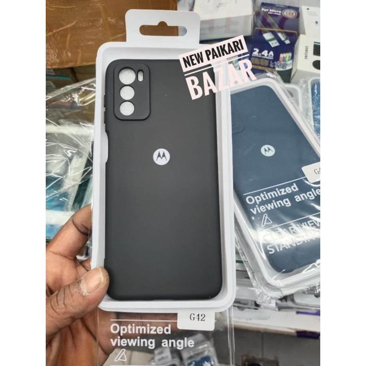Motorola g42 সিলিকন মোবাইল ব্যাক কভারের জন্য (Back Case Cover For ...