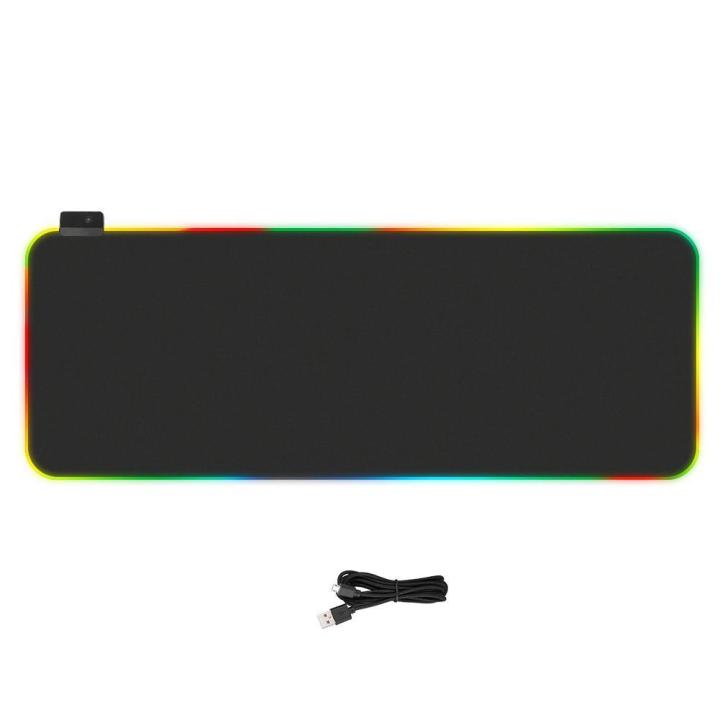 RGB Colorful Light USB Breathing Backlight Mouse Pad Gaming Mouse Mat ...
