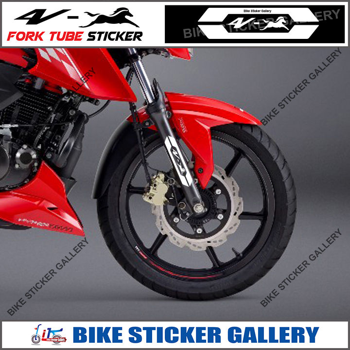 Fork Tube Sticker for 4V Bike - 8 Angle Design ( Waterproof & Premium ...
