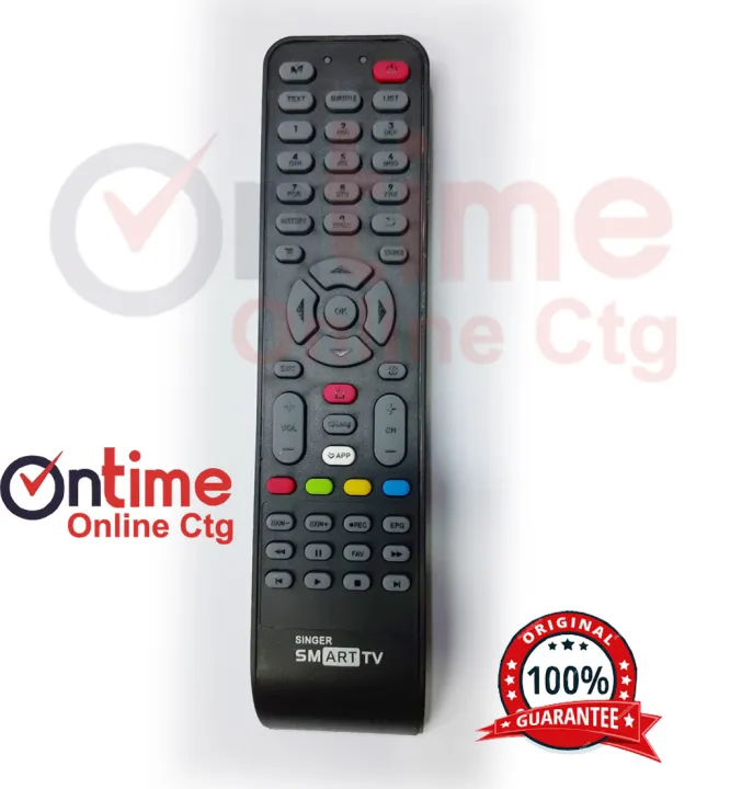 Singer LED & Smart TV Singer all LED TVs will run with this remote ...