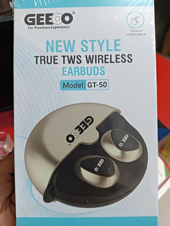 Geo GT-50 premium qualityTrue TWS Wireless Eardot Tws Wireless Earbuds ...