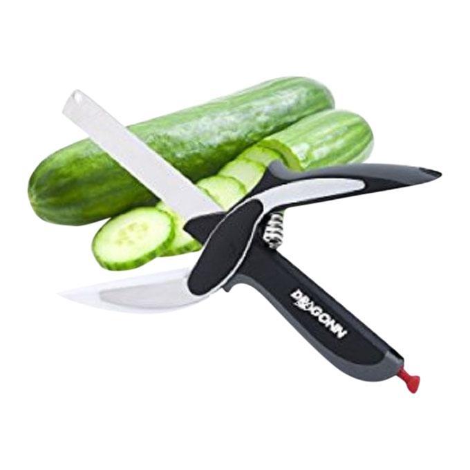 Clever Cutter 2-in-1 Knife and Cutting Board - Black | Daraz.com.bd