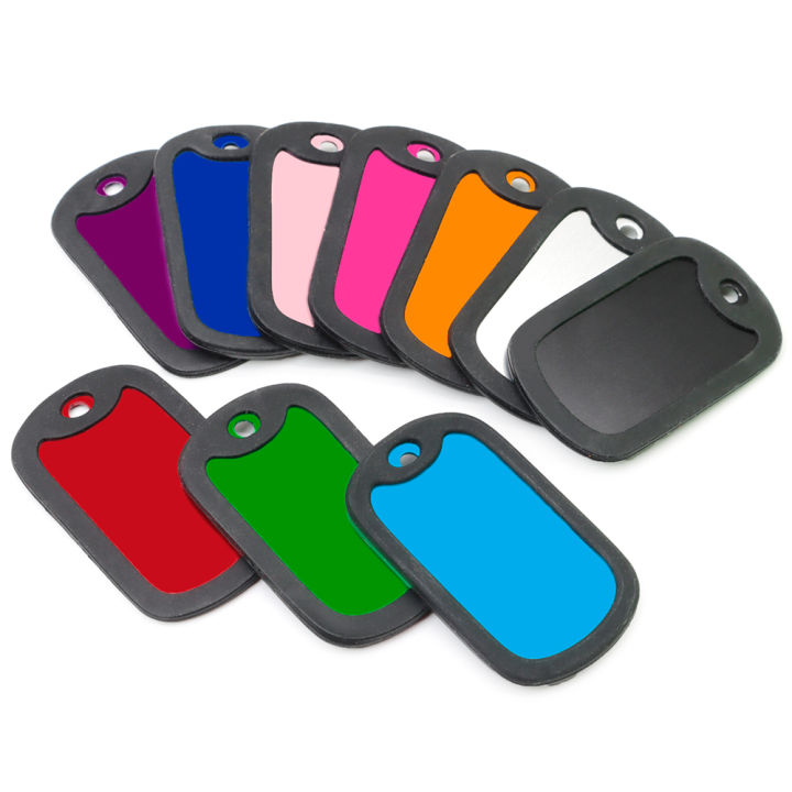 100Pcs Wholesale Dog Tag Blank Dog ID Tags For Man Pendant Laser ...