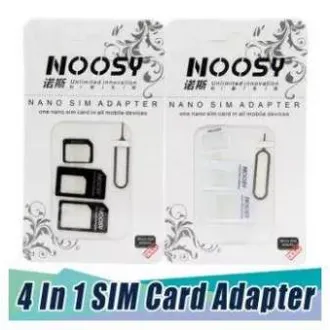 (4-In-1) Noosy Micro Nano Sim Card Adapter | Daraz.com.bd