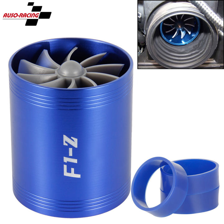 Car Turbine Supercharger F1-Z Turbo Charger Single Double Air Filter ...