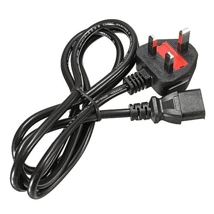 Power Cable for Desktop - 1.5m - Black | Daraz.com.bd