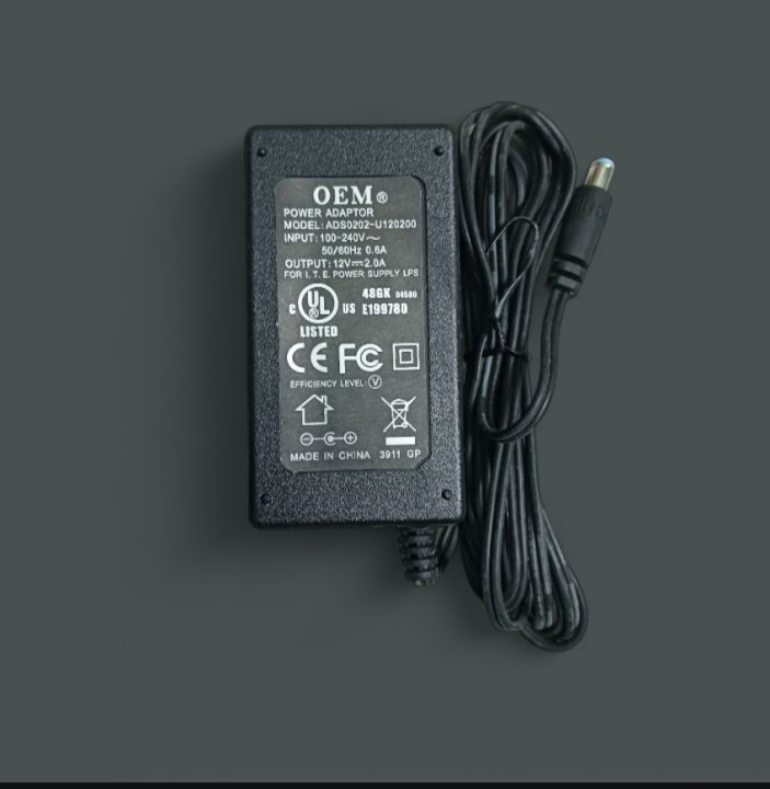 OEM 12v 2A Original Power Adapter For Router, Onu, CC Camera, IP Camera ...