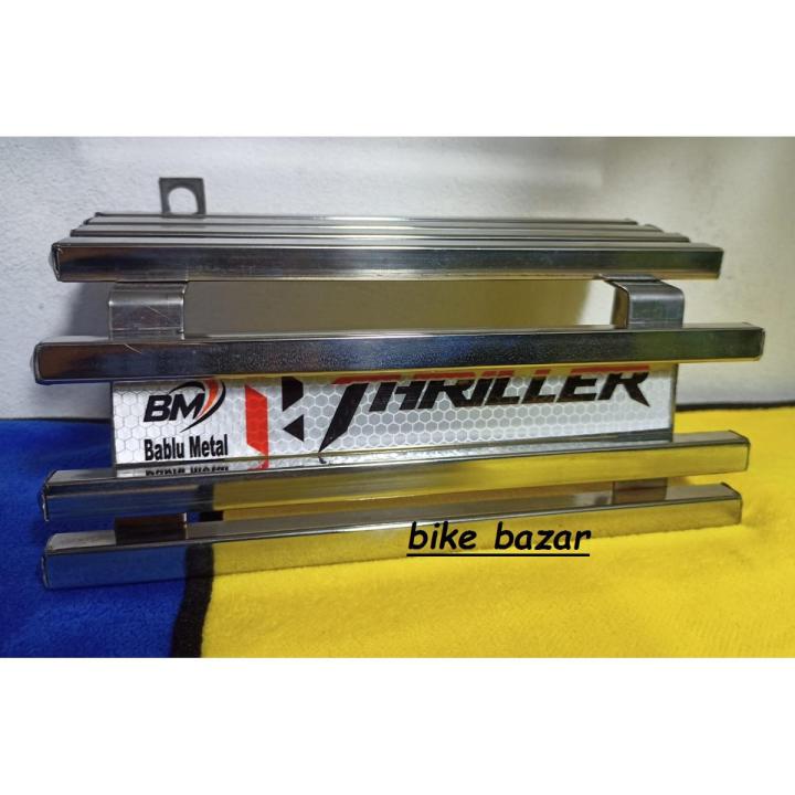 Hero THRILLER silencer guard stainless still box padani silencer cover havy built quality ...