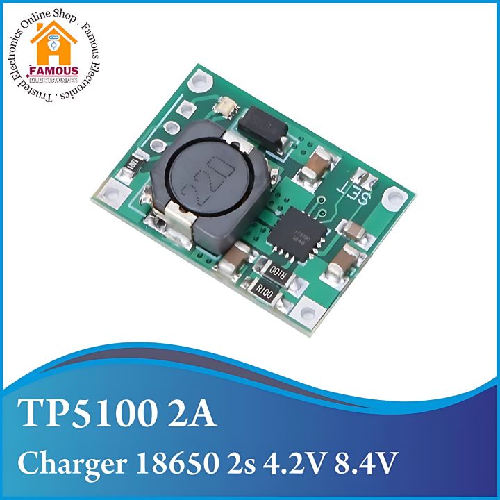 1PCS TP5100 2 Cells 8.4V / Single 4.2 V Lithium Lion Battery Charger ...