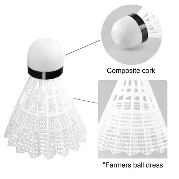 Smash 500 Badminton Shuttlecock (10 Pcs) - Enjoy Badminton Games With ...